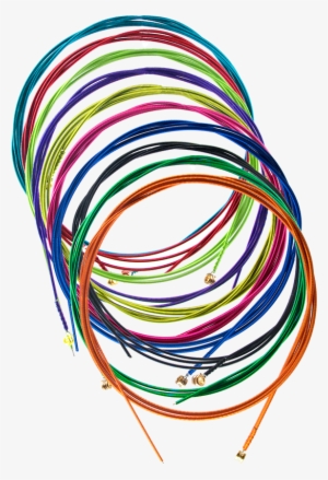 Bass Guitar Strings - Colored Guitar Strings - 546x800 PNG Download ...