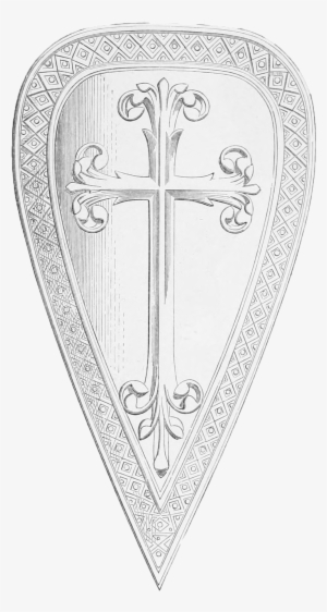 Drekon's Kite Shield - Cross - 990x1828 PNG Download - PNGkit