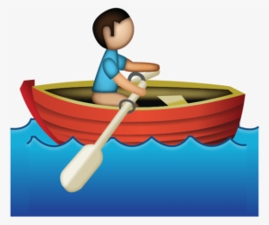Download Man Rowing Emoji - Rowing Boat Emoji - 600x600 PNG Download ...