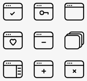 Browser Window Icon Png - Icon - 1600x1600 PNG Download - PNGkit