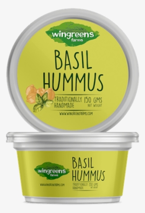 Basil Hummus - Wingreens Hummus - 500x500 PNG Download - PNGkit