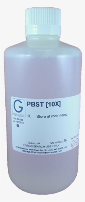 Pbst [10x] - Phosphate Buffered Saline Tween - 500x500 PNG Download ...