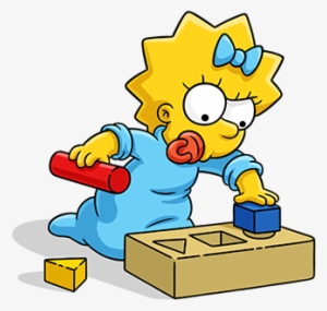 Maggie Simpson - The Simpsons - 550x960 PNG Download - PNGkit