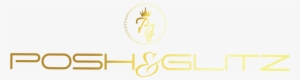 Posh & Glitz - Calligraphy - 2273x609 PNG Download - PNGkit