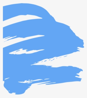 Get In Touch - Blue Paint Mark Transparent - 423x478 PNG Download - PNGkit