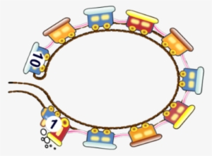 Train Cartoon - Circle - 420x420 PNG Download - PNGkit