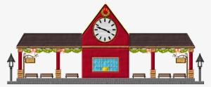 Train Station Cartoon Png - 700x290 PNG Download - PNGkit