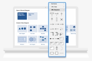 Flowchart Example On Laptop Screen - Laptop - 733x491 PNG Download - PNGkit