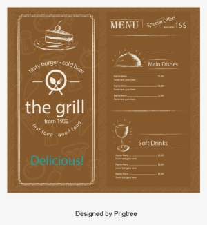 Vintage Menu Design Vector, Creative, Retro, Menu Png - Graphic Design ...