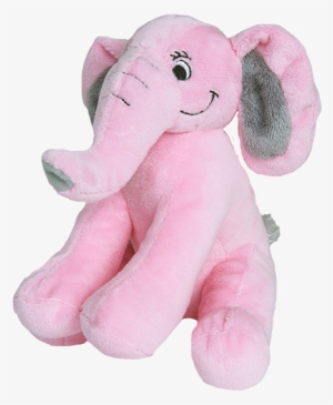 8 Inch Recordable Pink Elephant - Stuffed Pink Elephant - 520x600 PNG ...