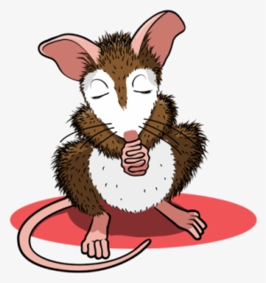 Praying Mouse - Mouse Praying - 378x400 PNG Download - PNGkit