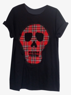 Pretty Disturbia Tartan Patch Skull - Pretty Disturbia - 558x640 PNG ...