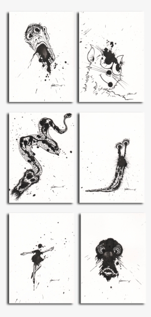 Sample Pages Ink Sketches - 1469x3204 PNG Download - PNGkit