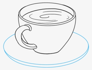 How To Draw Coffee Cup - Draw Coffee Cup - 680x678 PNG Download - PNGkit