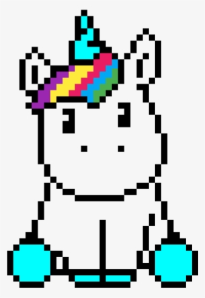 Unicornio - Easy Pixel Art Unicorn - 418x440 PNG Download - PNGkit