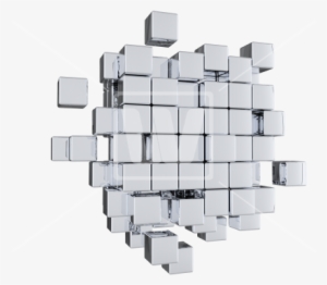 Silver Cubes Png Graphic - Cubes Png - 550x366 PNG Download - PNGkit