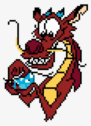 Mushu Blowing Fire - Mushu Mulan Clipart - 607x441 PNG Download - PNGkit