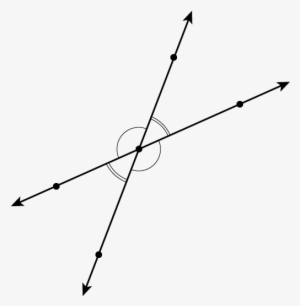 Math Clip Art Vertical Angles Unlabeled - Vertical Angles With ...