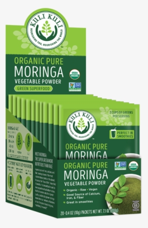 Single Serving Pure Moringa Packets Carton - Kuli Kuli - Pure Moringa ...