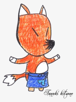 Here's A Doodle Of Redd From Animal Crossing - Cartoon - 1080x1403 PNG ...