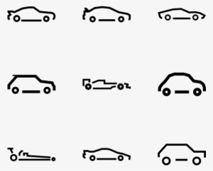 Car Profiles - Ribbon Icons - 600x564 PNG Download - PNGkit