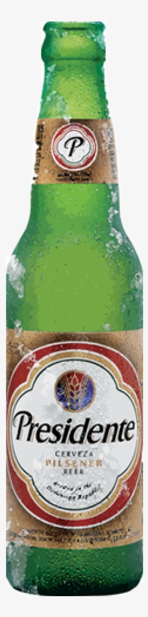 Presidente Pilsner Type Beer Cerveza 12 Oz Glass Bottle - 266x1064 PNG ...