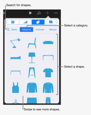 Keynote For Ipad - Add Shapes In Keynote - 596x762 PNG Download - PNGkit