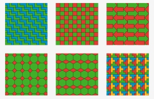 Six Squares With Patterns - Coquelicot - 2500x1617 PNG Download - PNGkit