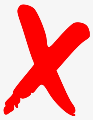 327px-red X - Svg - X With Clear Background - 327x419 PNG Download - PNGkit