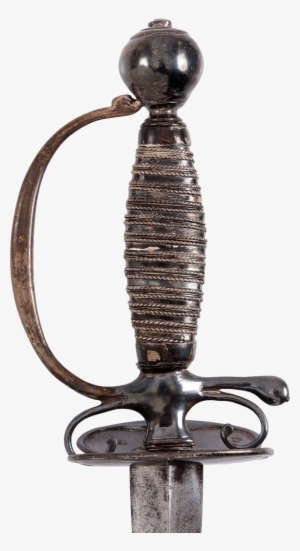 English Provincial Silver Hilted Small Sword C - Sabre - 760x1398 PNG ...