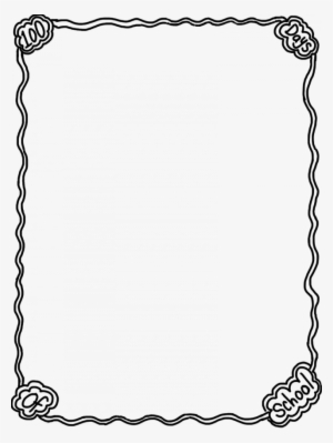 School Clipart Border Design - Borders And Frames For School - 768x1024 ...