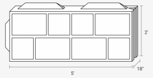 Concrete Block Dimensions - Architecture - 800x600 PNG Download - PNGkit