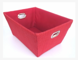 Cbw528srd Rectangular Red Paper Rope Basket With Matching - Wholesaling ...