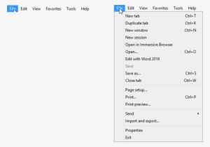Internet Explorer Menu Bar And File Menu (right) - Internet Explorer 9 ...