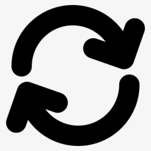 Two Curved Arrows Vector - Two Curved Arrows Icon - 400x400 PNG ...