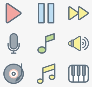 Music - Music Icon Colour Png - 600x564 PNG Download - PNGkit
