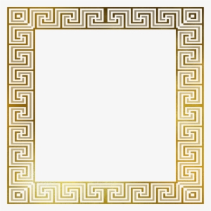 Versace Border Png - Greek Key Gold Background - 1023x1024 PNG Download ...