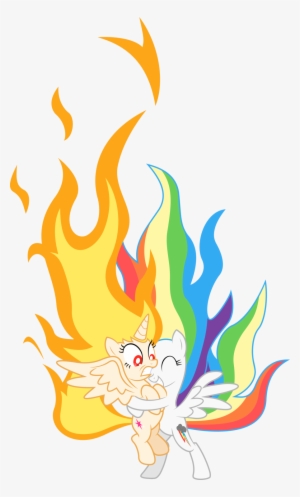 Mlp Fire Vector Best - Princess Rainbow Dash - 900x1491 PNG Download ...
