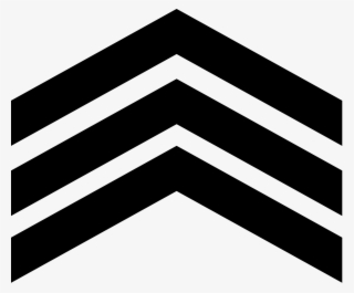 Sergeant Rank Vector Clipart Sergeant Military Rank - Chevron Vector ...