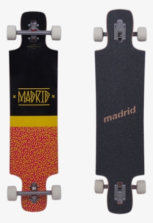 Madrid 39" Maniac Disease Drop Through Longboard Complete - Madrid Riot ...