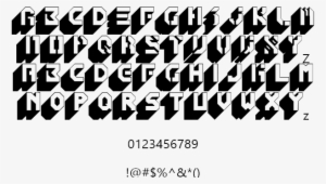 Retro Blockbuster Example Blockbuster Character Map - Blockbuster Font ...