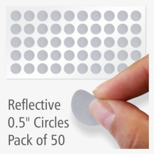 Reflective Dots Label - Reflective Sticker Dots - 800x800 PNG Download ...