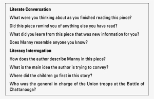 Examples Of Literate Conversation And Literacy Interrogation - 850x551 ...