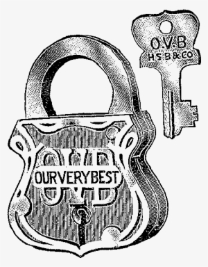 These Are Three Digital Image Transfers Of Locks And - Old Lock Png ...