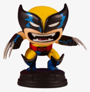 Wolverine Animated 3” Statue - Action Figure - 631x664 PNG Download ...