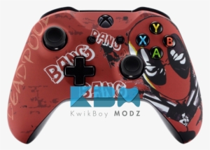 Custom Deadpool Xbox Controller - 600x428 PNG Download - PNGkit