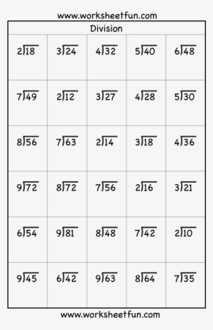 Division Worksheets 3rd Grade Math Easy Long Without - Math 3rd Grade ...