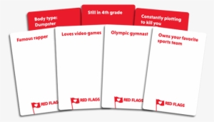 Red Flags Card Game Examples - 630x350 PNG Download - PNGkit