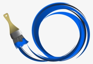 Paintbrush Creating Swirl - Paint Brush Swirl Png - 450x329 PNG ...