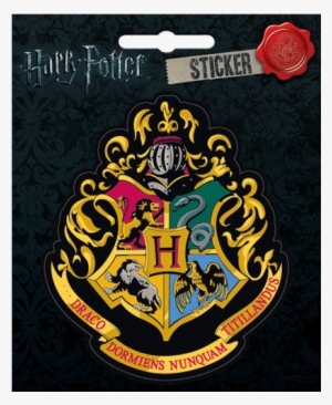 Hogwarts School Of Witchcraft And Wizardry Crest Sticker - Harry Potter ...